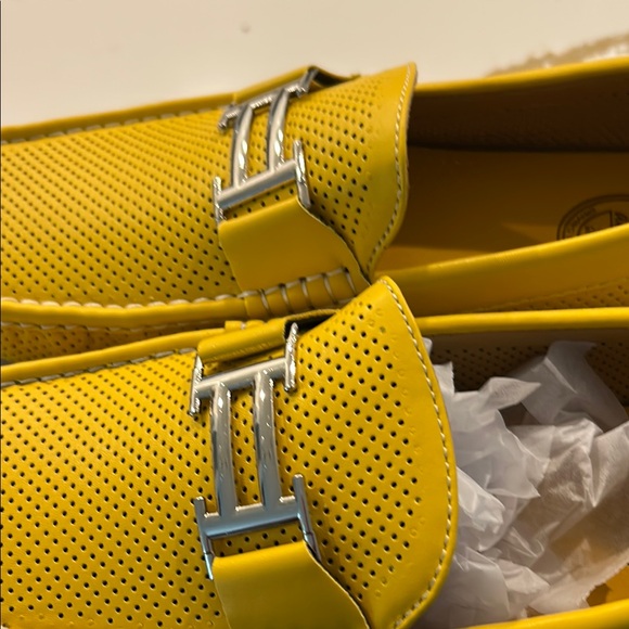 Amali | Shoes | Yellow Perforated Loafers | Poshmark